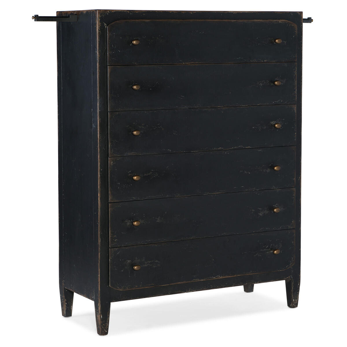 CiaoBella Ciao Bella Six-Drawer Chest- Black – Jernigan Furniture ...