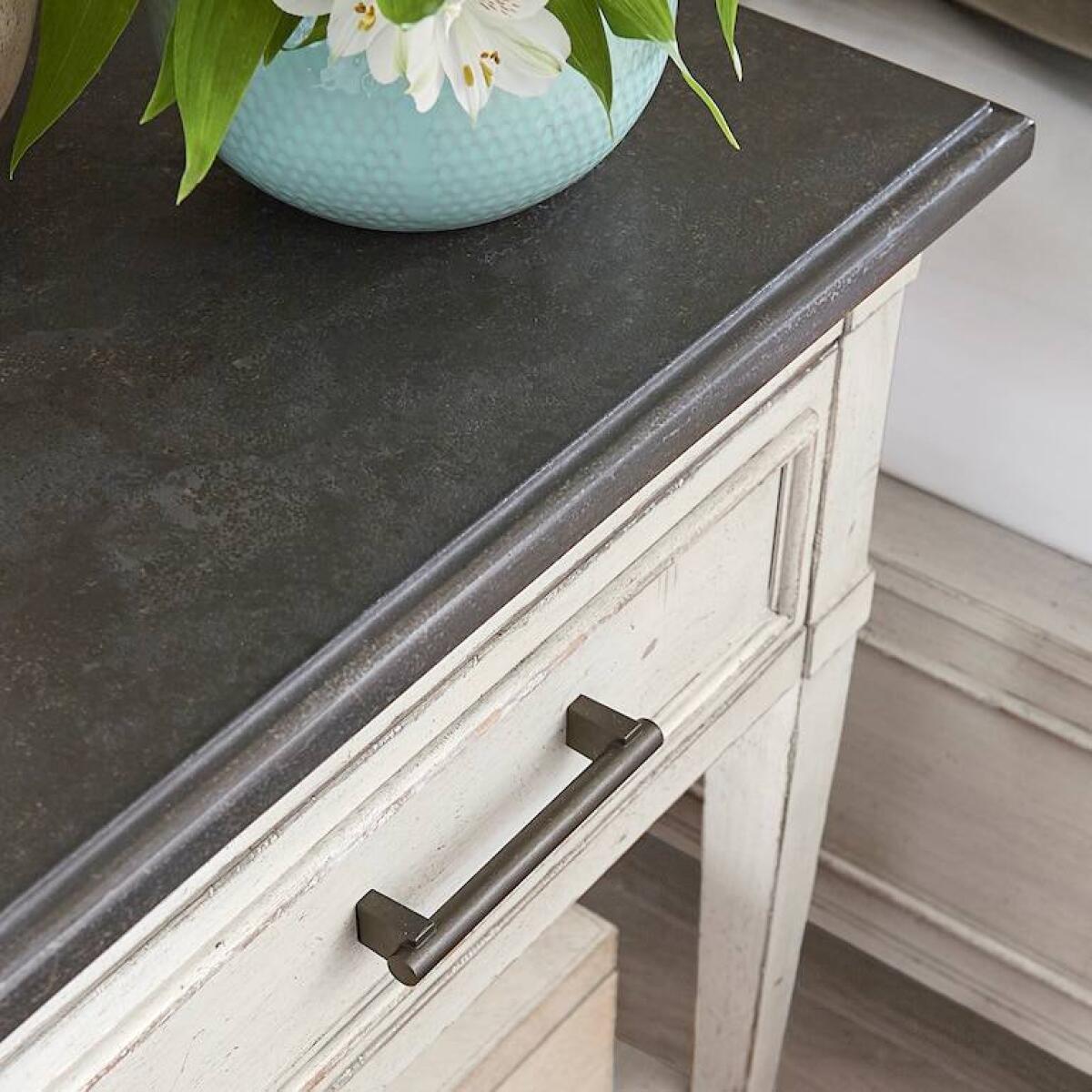 Bella Stone Top Bedside Table – Jernigan Furniture - Goldsboro, Zebulon ...